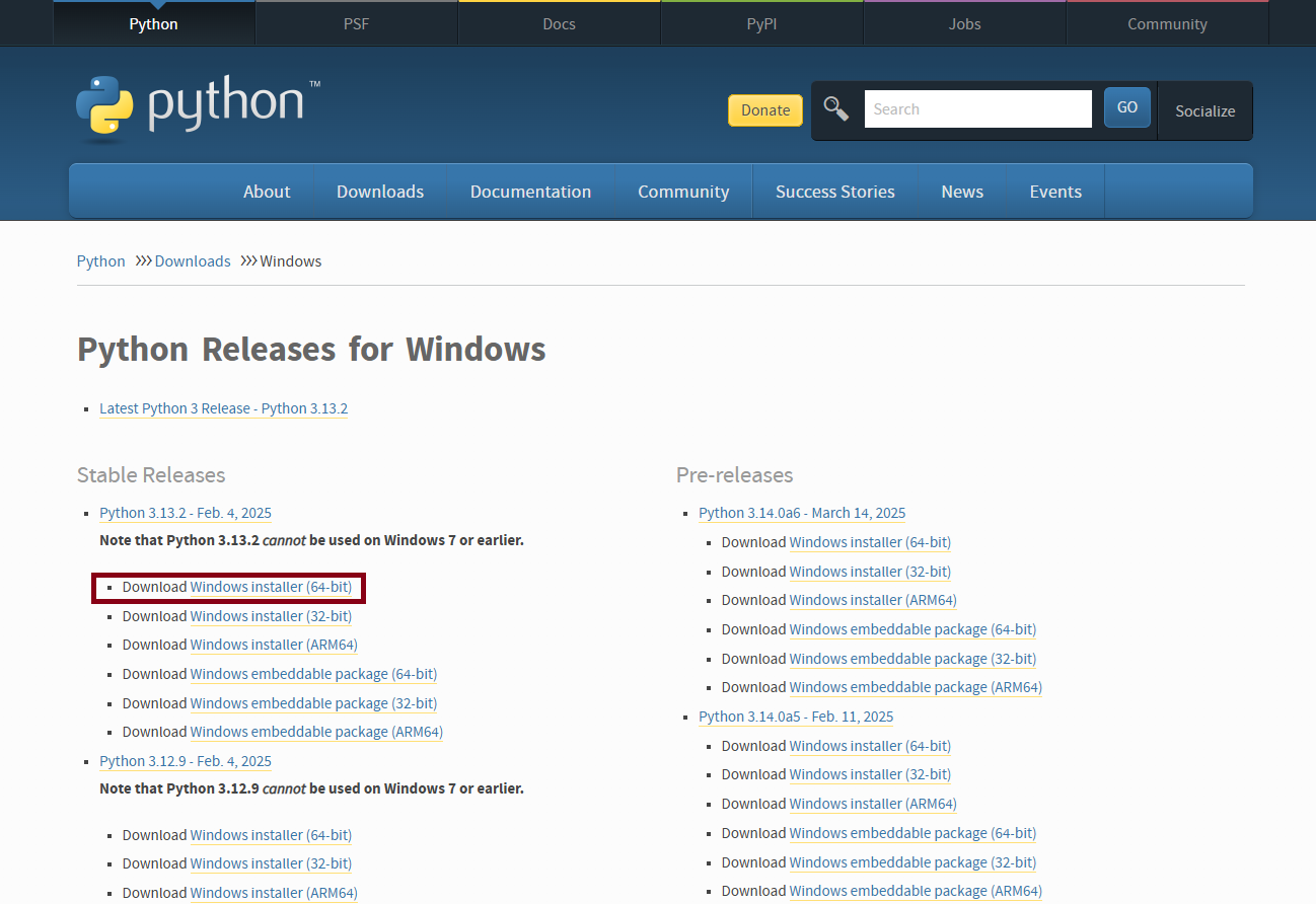 [python]インストールする方法（Windows11編） | farmsoft